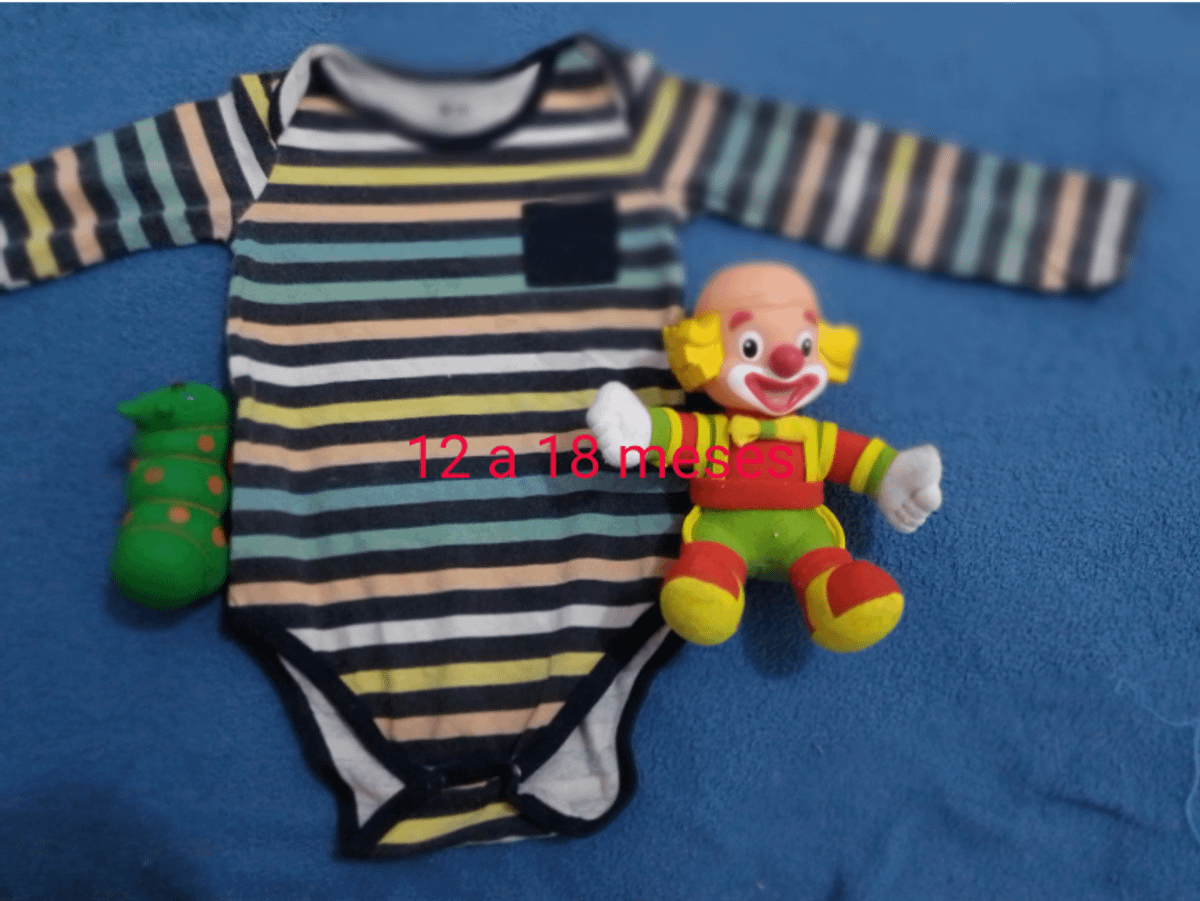 Lindo Bory Listrado | Roupa Infantil para Bebê Teddy Boom Usado ...