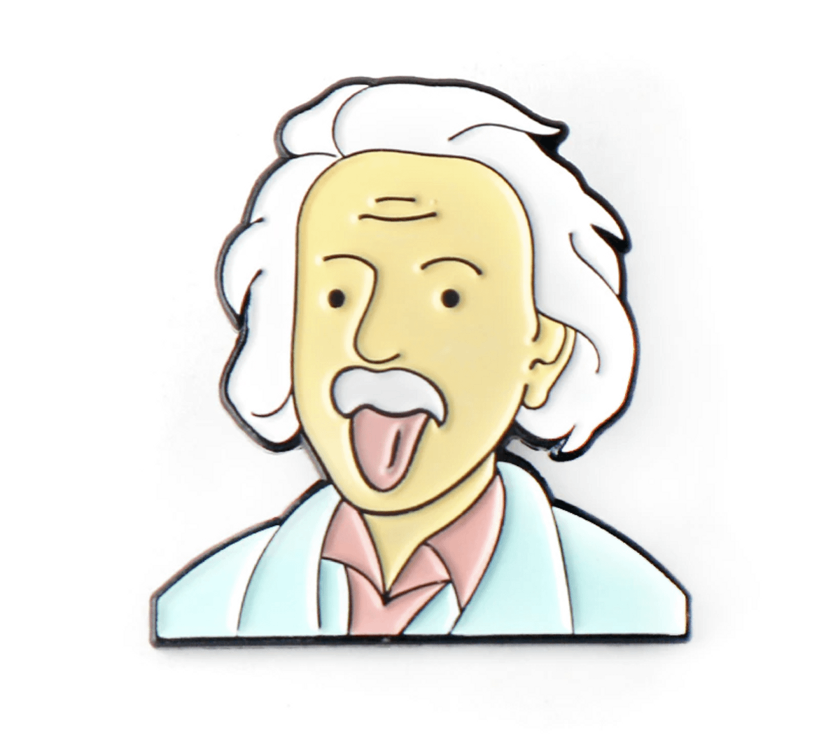 Lindo Broche Albert Einstein Baseado Na Foto Iconica Mostrando a Lingua ...