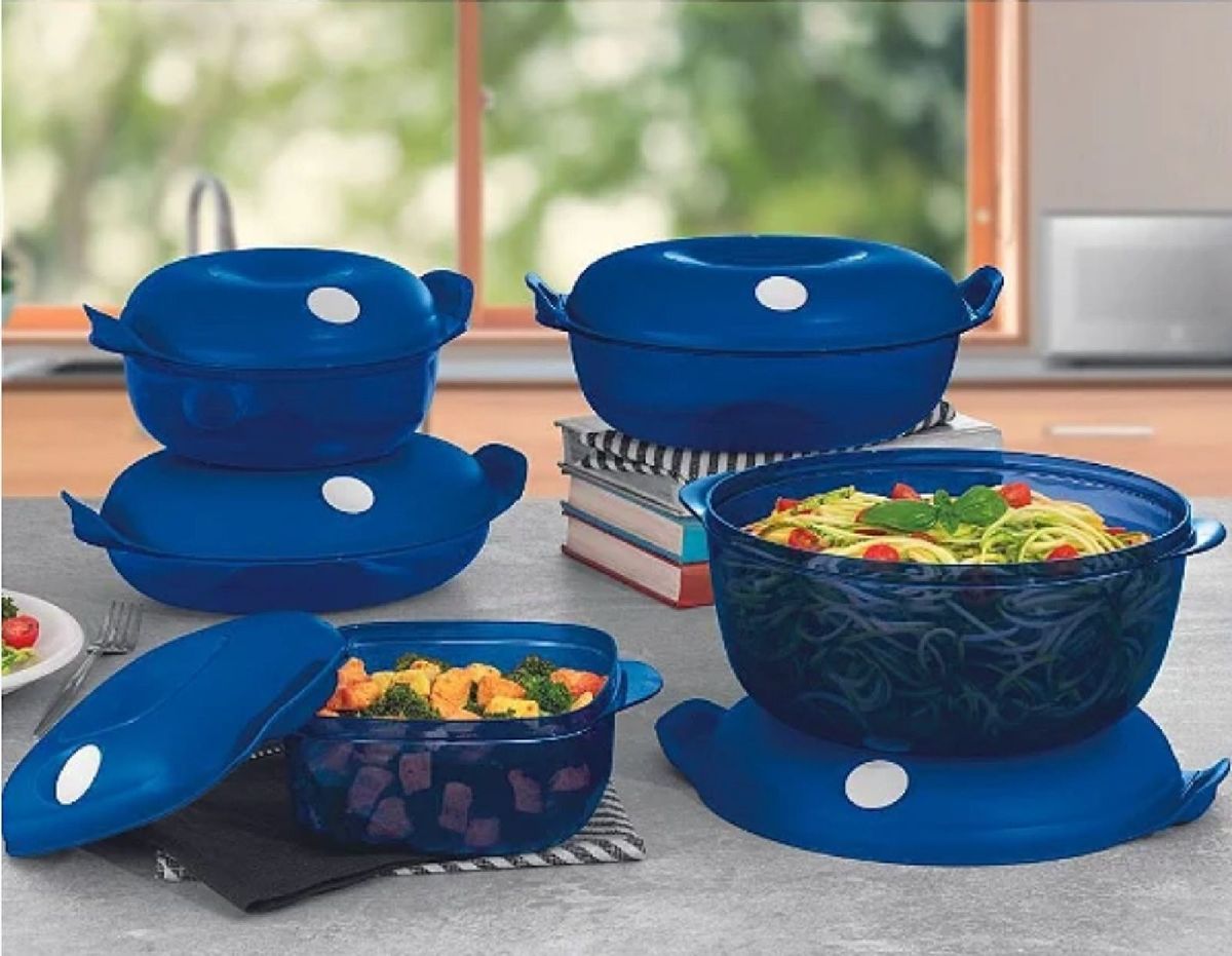 Lindo Kit Cristal Pop Tupperware | Móvel de Cozinha Tupperware Nunca ...