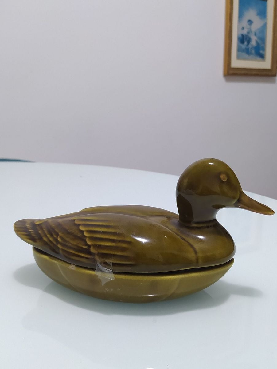 Lindo Pote em Formato de Pato | Item de Decoração Usado 73170412 | enjoei