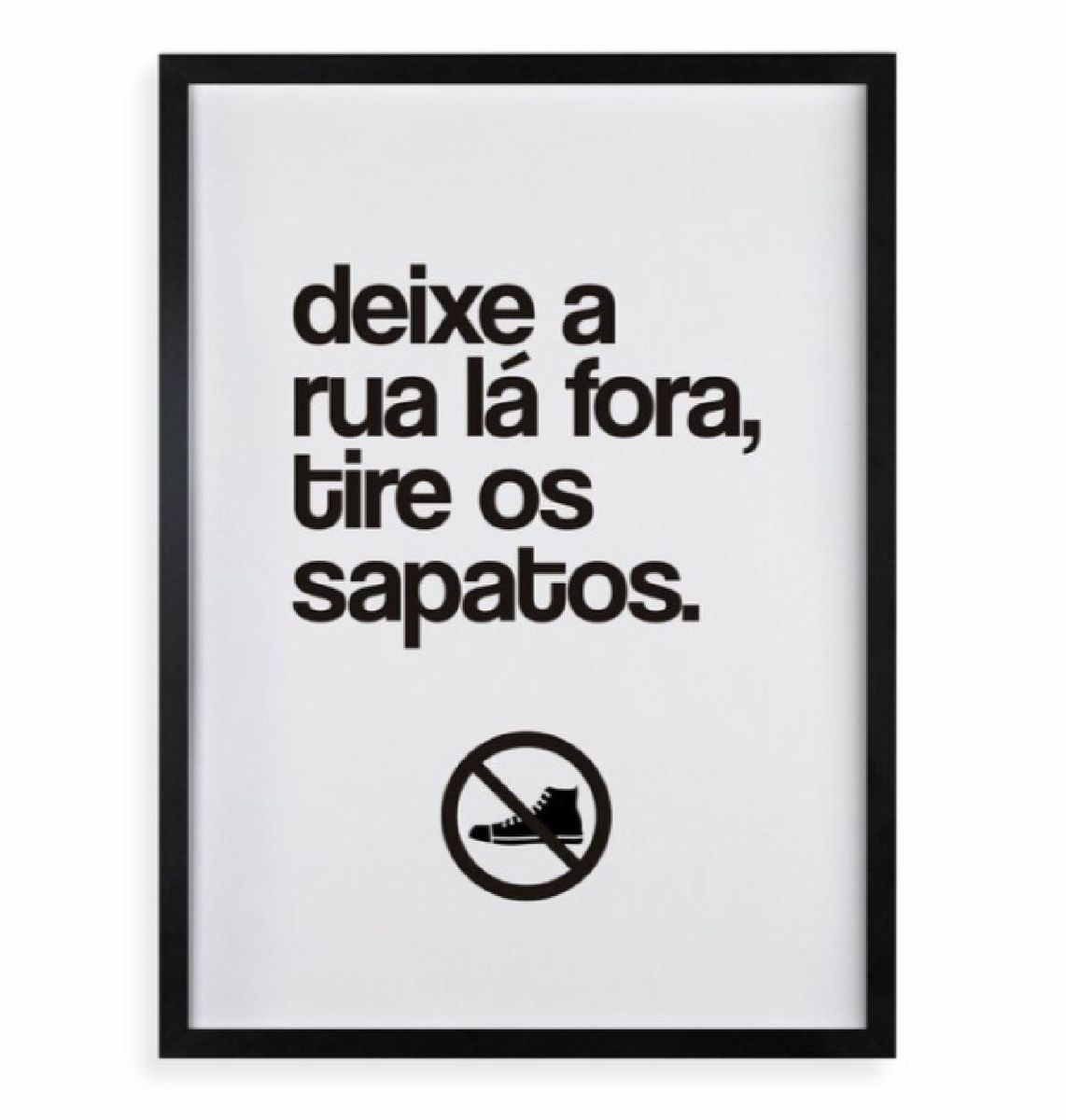 Lindo Quadro Com Frase Moldura De Madeira Item De Decoração Mundo