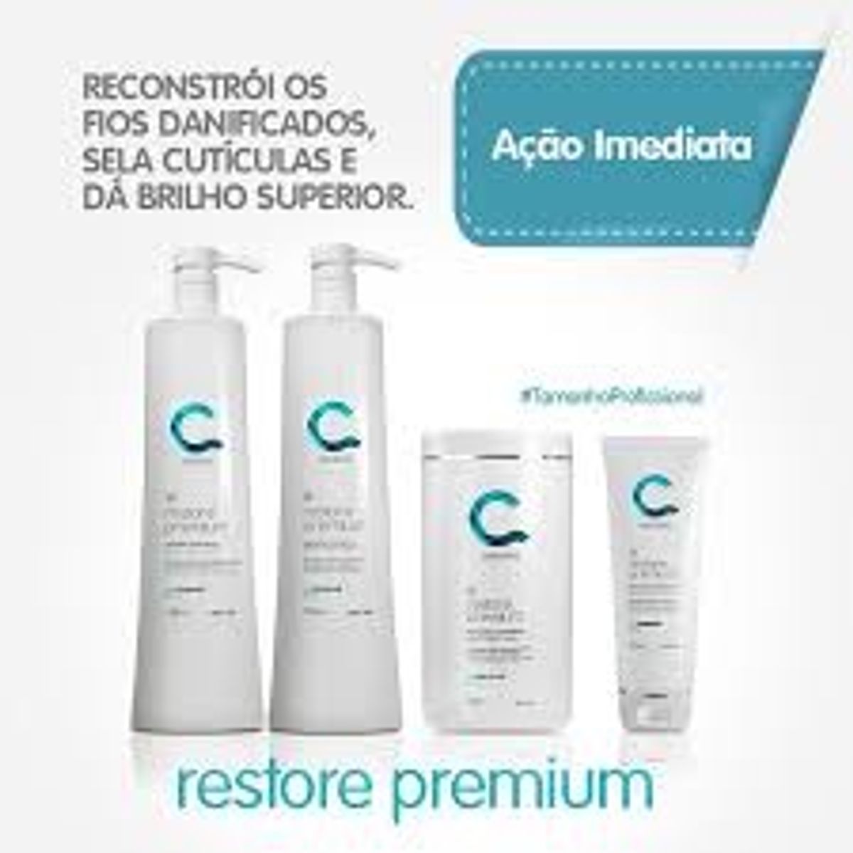 Linha Restore Amávia - Reconstrói Cabelos Danificados Repõe Proteínas e ...