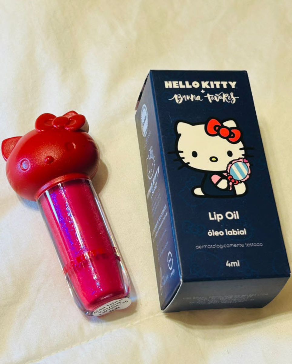 Lip Oil Bruna Tavares Bt Hello Kitty - Cor Gift - Novo, Na Caixinha ...