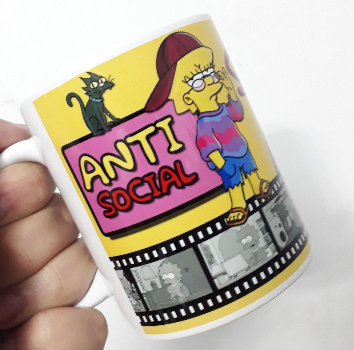 Lisa Simpson - Caneca Indie Exclusiva Presente Estudante Adolescente ...