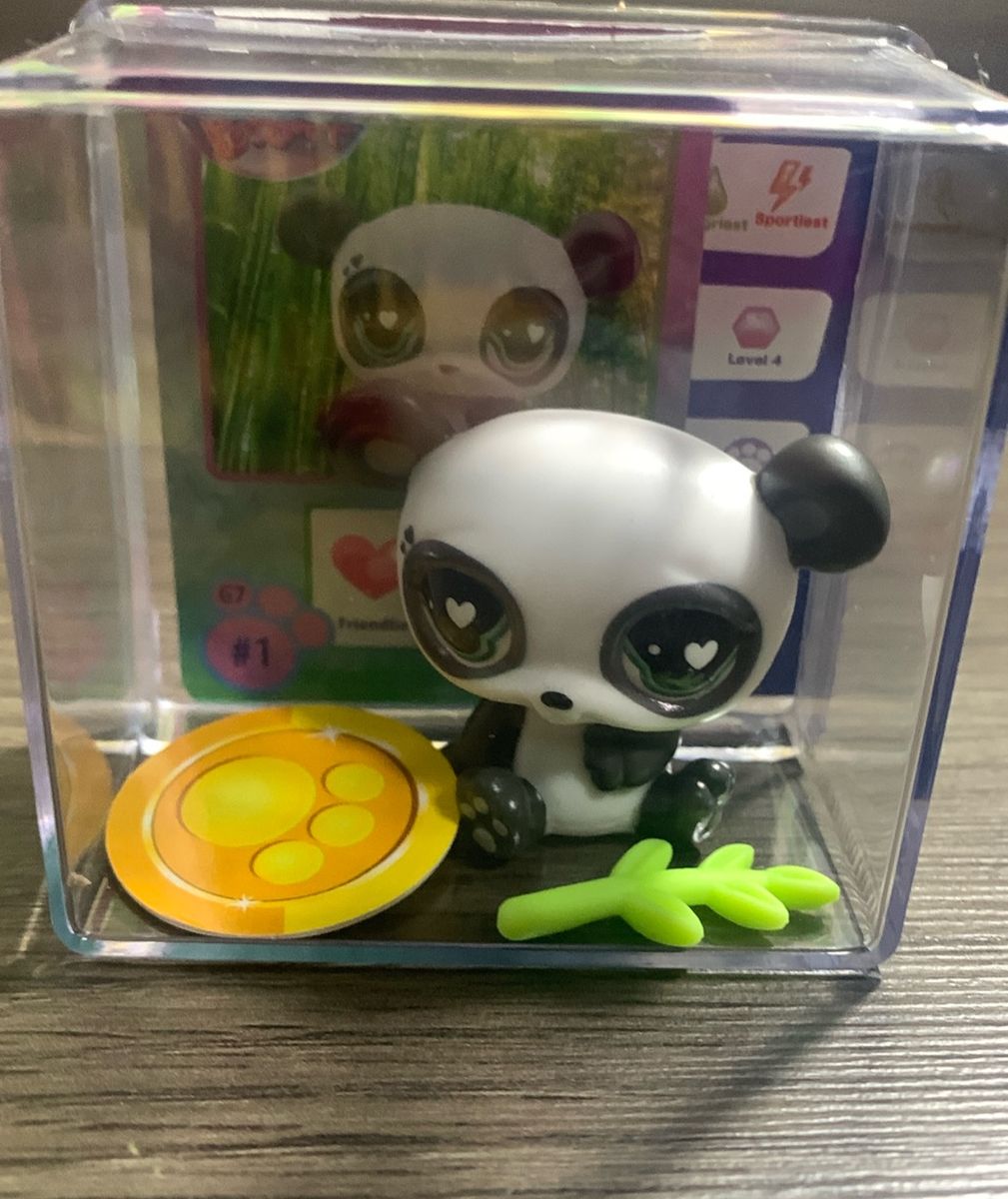 Littlest Pet Shop#1 Urso Panda G7 Original | Brinquedo Hasbro Nunca ...