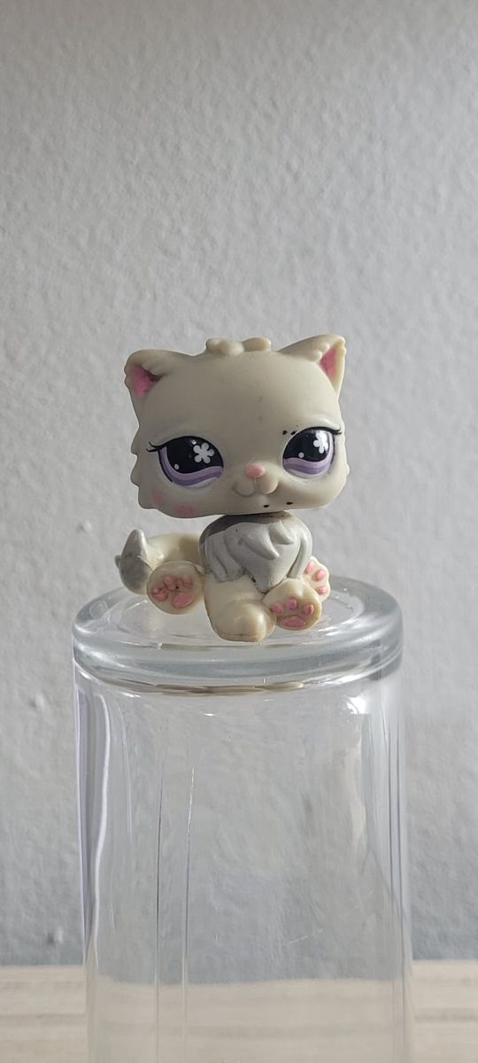 Littlest Pet Shop Lps Gata Persa #609 | Brinquedo Hasbro Usado ...