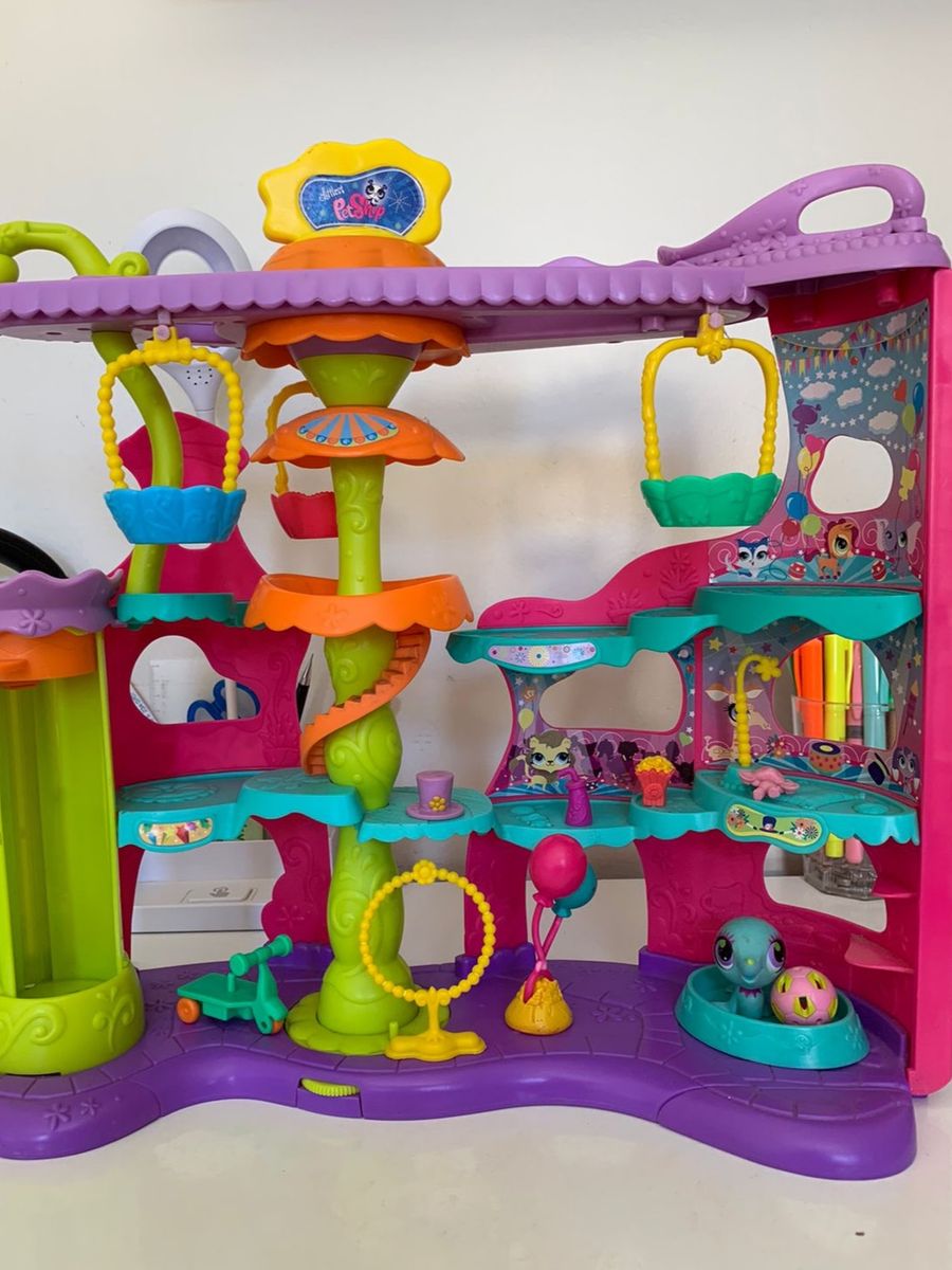 Littlest Pet Shop Lps Girls Spotlight Swinging Circus Playset ...