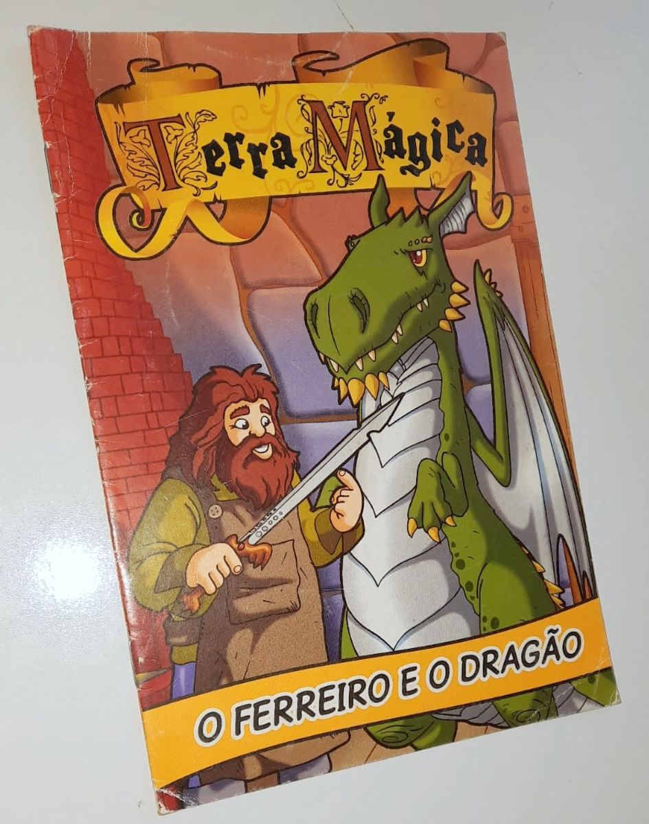 Livreto Terra Mágica O Ferreiro e O Dragão | Livro Livreto Terra Mágica ...