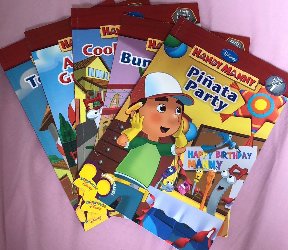 Livrinhos Handy Manny Mãos Á Obra | Livro Disney Nunca Usado 80380306 ...