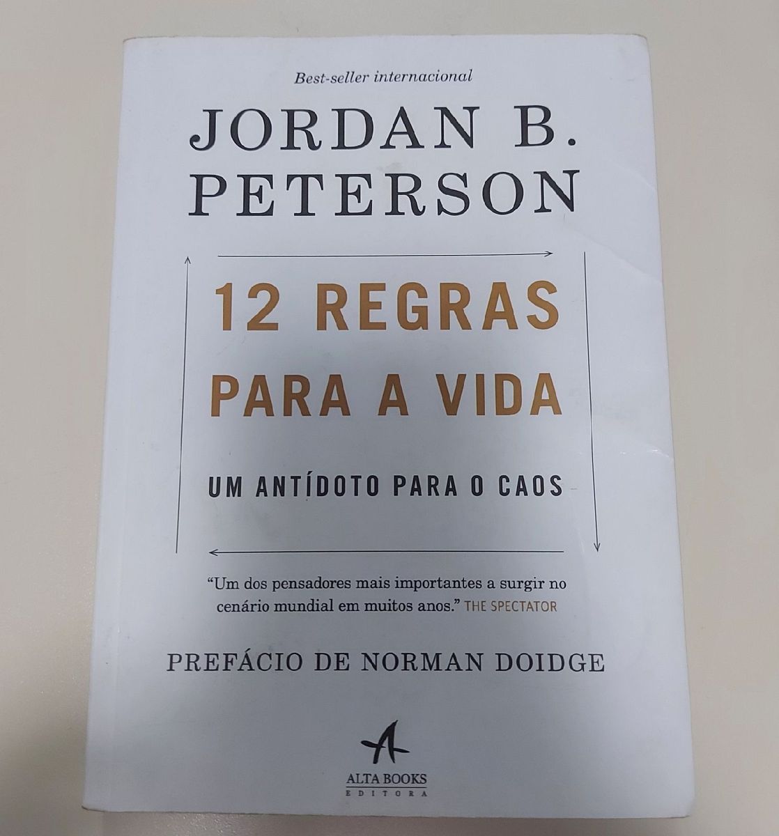 Livro "12 Regras para a Vida" Jordan B. Peterson | Livro Alta Books ...