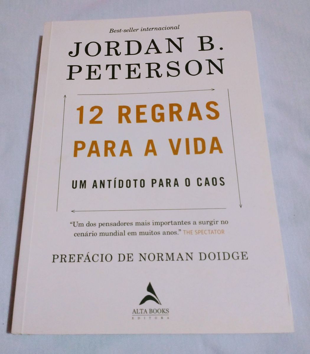 Livro 12 Regras para a Vida - Jordan B. Peterson | Produto Feminino ...