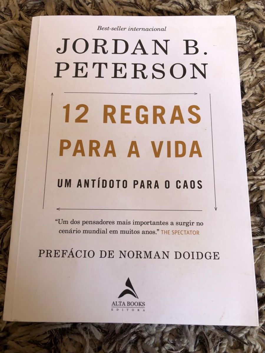 Livro "12 Regras para a Vida" - Jordan Peterson | Livro Usado 75321596 ...