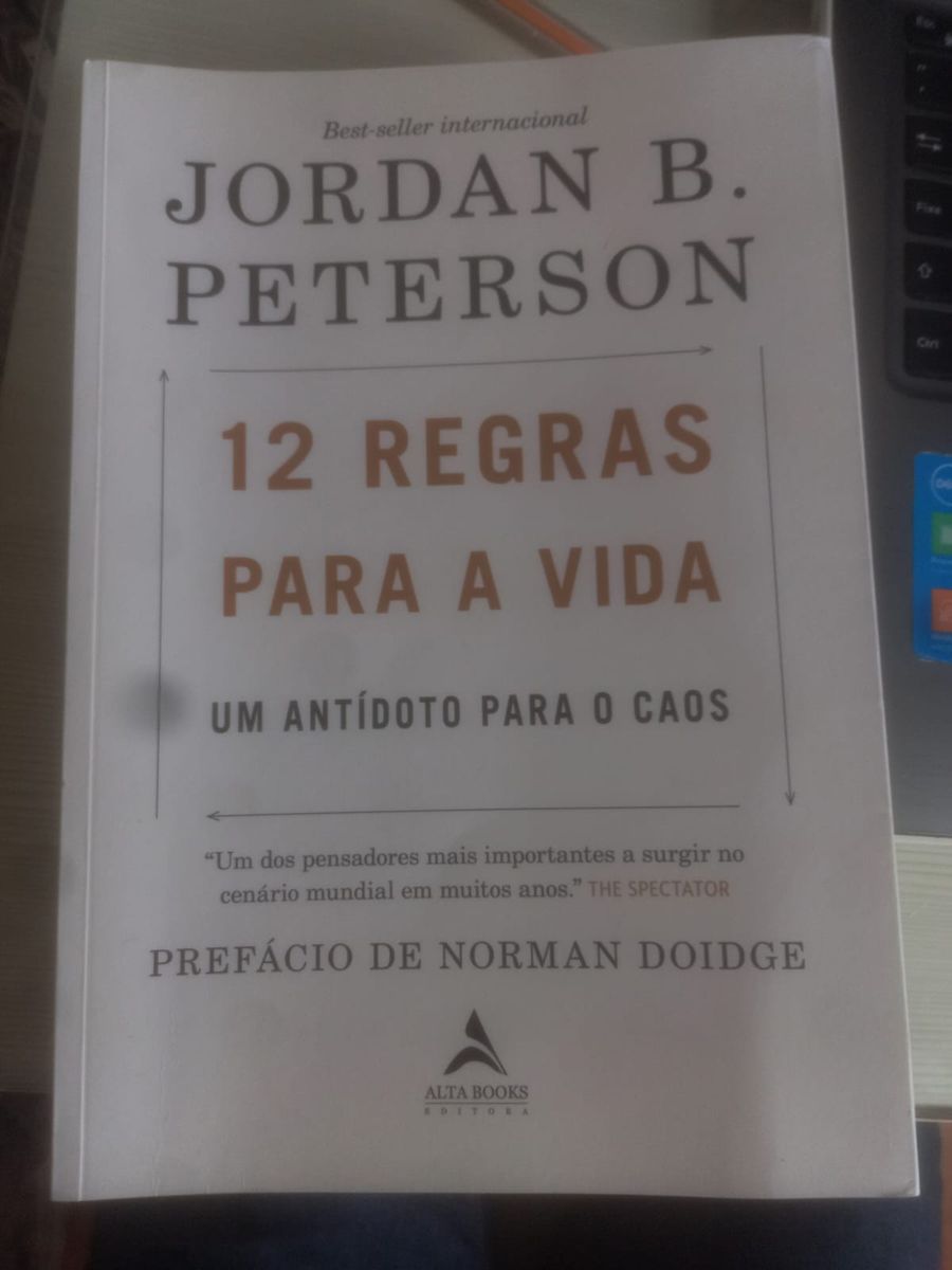 Livro 12 Regras para a Vida | Livro Jordan Peterson Usado 85364426 | enjoei