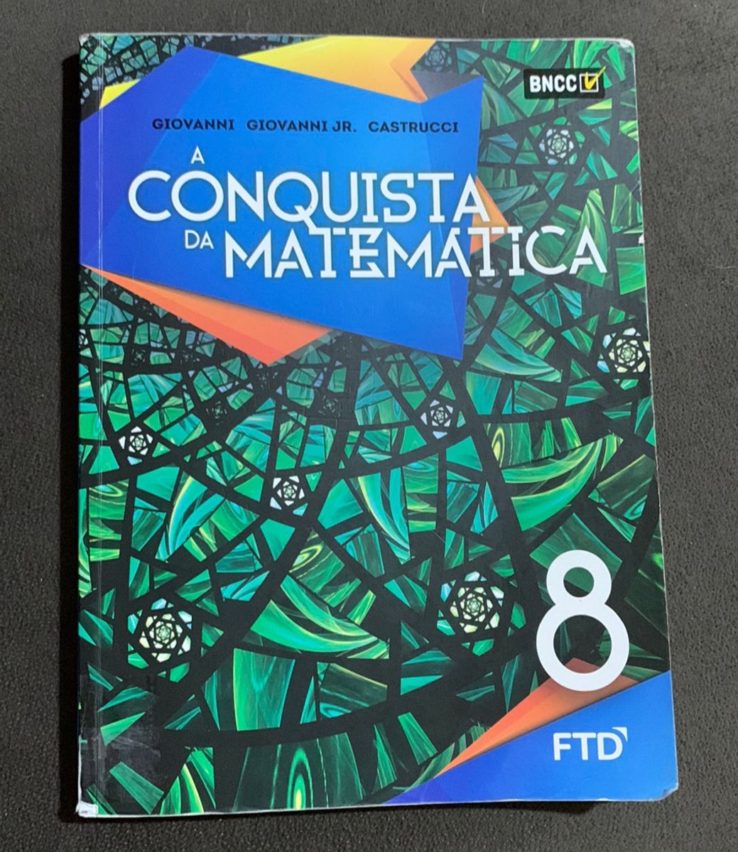 Livro a Conquista da Matemática 8 Ano Usado | Livro Editora Ftd Usado 79887285 | enjoei