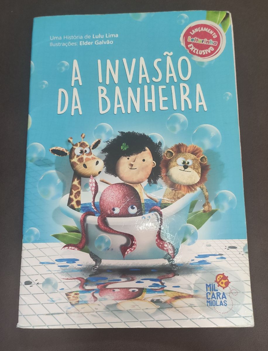 Livro: a Invasão da Banheira | Livro Mil Cara Molas Usado 52104045 | enjoei