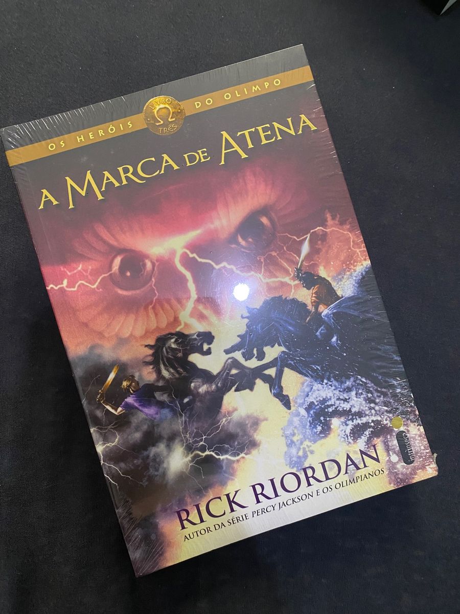 Livro A Marca De Atena Série Os Heróis Do Olimpo 3 Rick Riordan