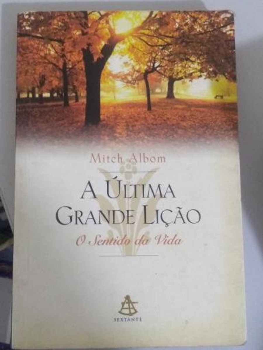 Livro: a Última Grande Lição - Mitch Albom | Livro Usado 48034260 | enjoei Livro: a Última Grande Lição - Mitch Albom | Livro Usado 48034260 | enjoei
