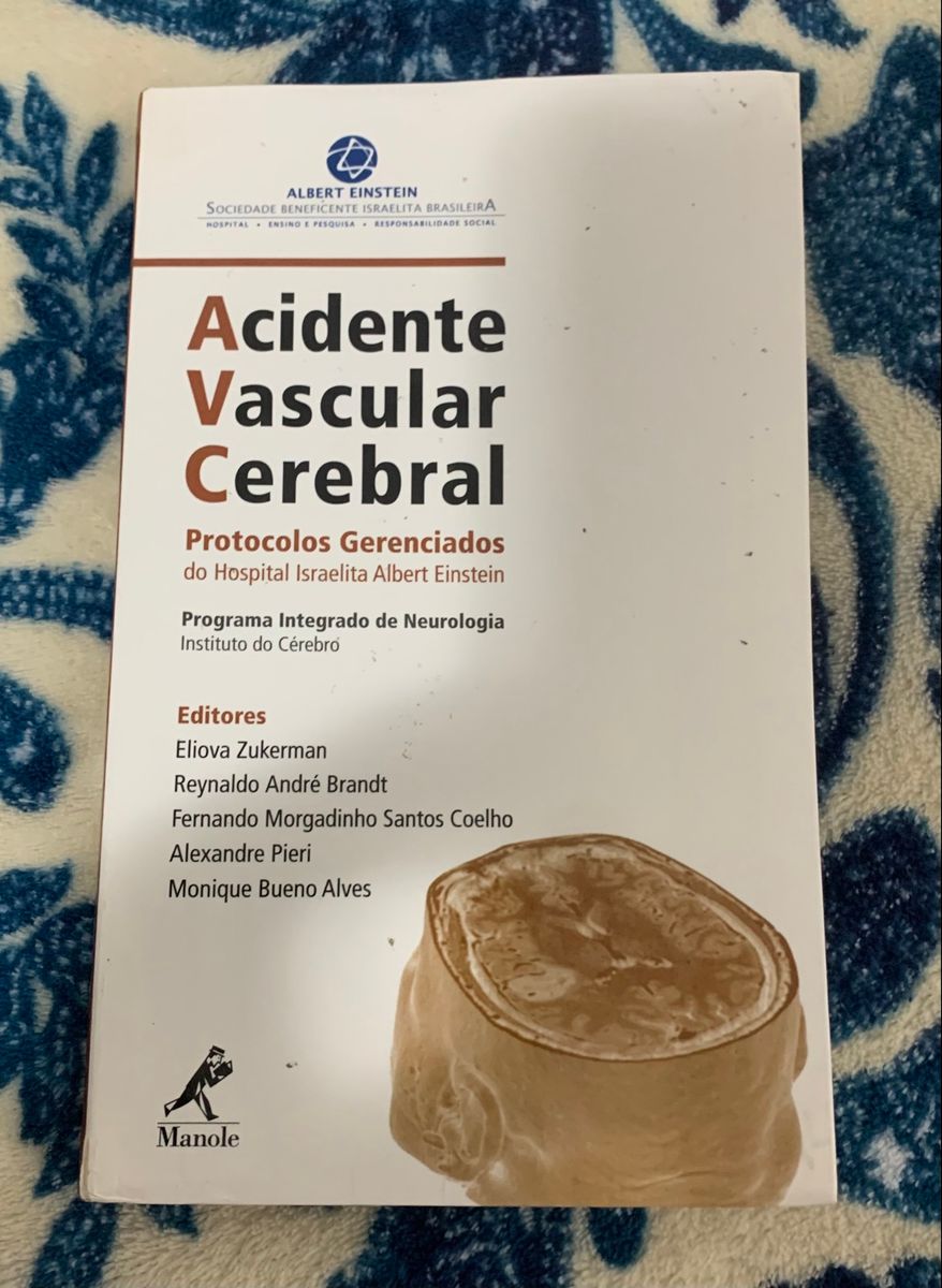 Livro Acidente Vascular Cerebral Albert Einstein | Livro Manole Usado ...