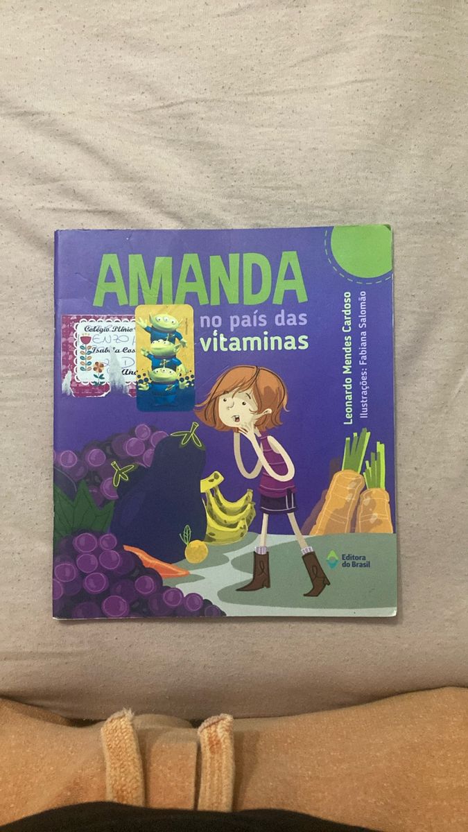 Livro Amanda No País Das Vitaminas | Livro Amanda No País Das Vitaminas Usado 101593864 | enjoei
