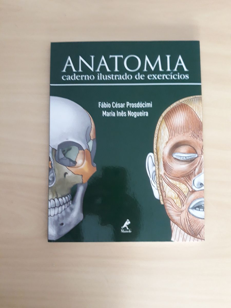 Livro Anatomia - Caderno Ilustrado de Exercícios | Livro Manole Usado ...