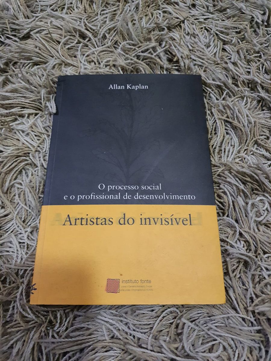 Livro - Artistas do Invisivel -o Processo Social e O Profissional de ...