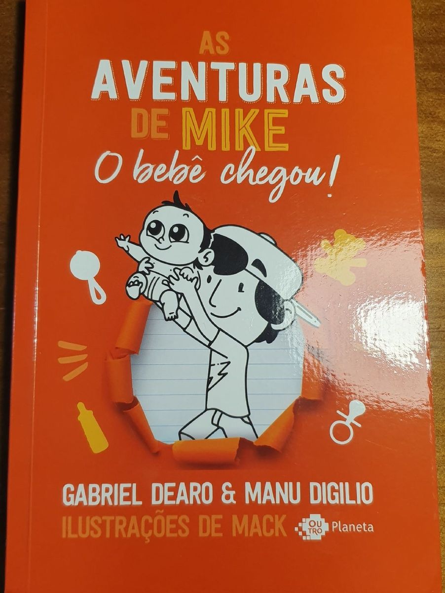 Livro As Aventuras de Mike O Bebê Chegou! | Livro Editora Outro Planeta Usado 80020740 | enjoei