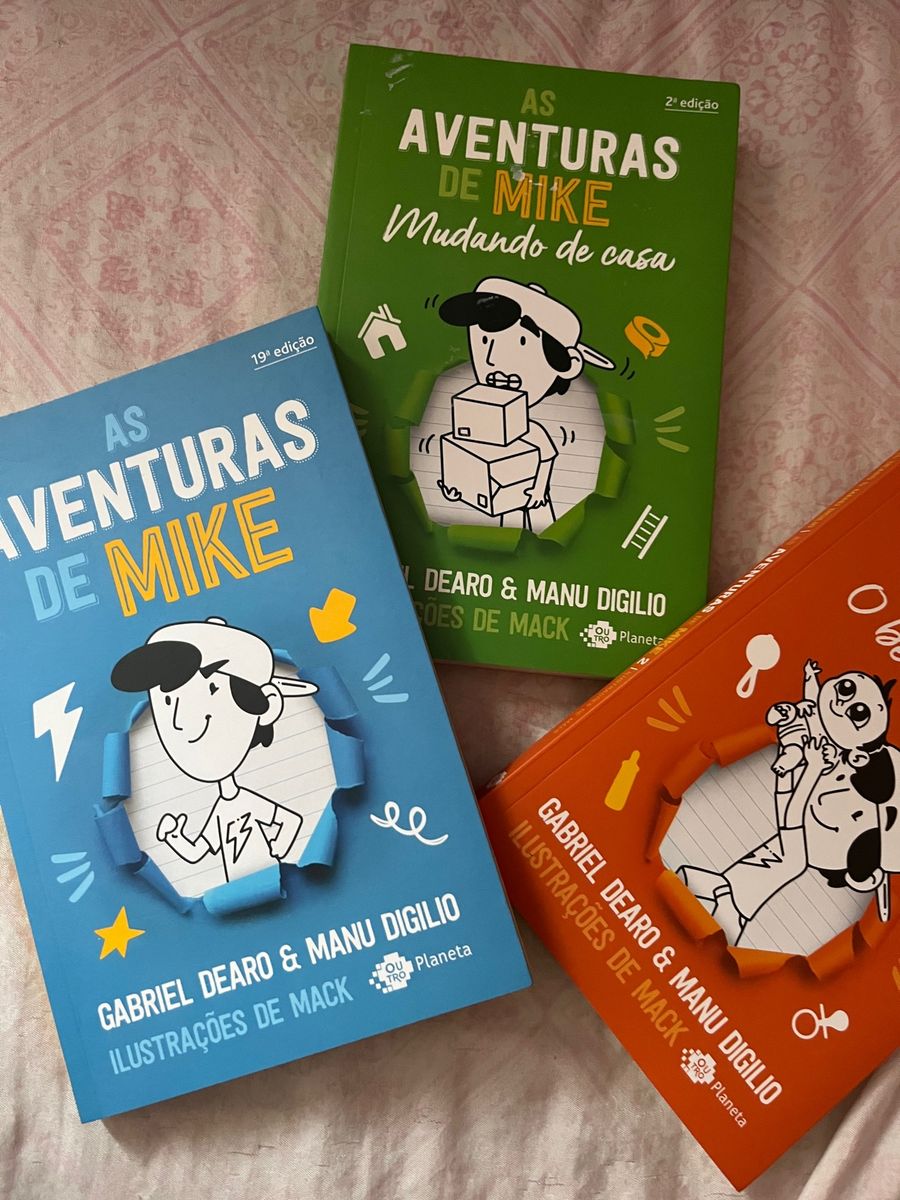 3 Livros As Aventuras de Mike | Livro Planeta Usado 84670922 | enjoei