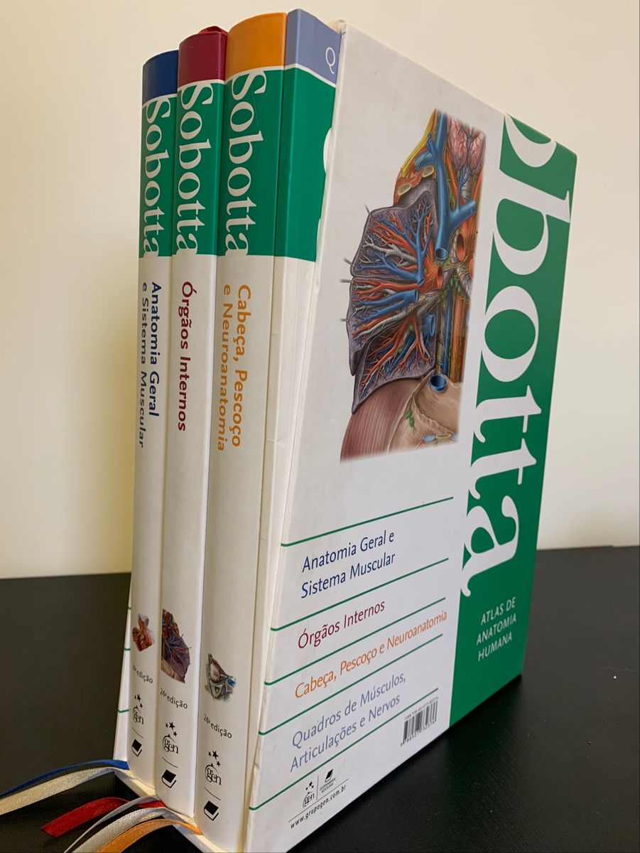 Livro Atlas de Anatomia Sobotta 24 Edição (box Completo) | Livro Usado ...