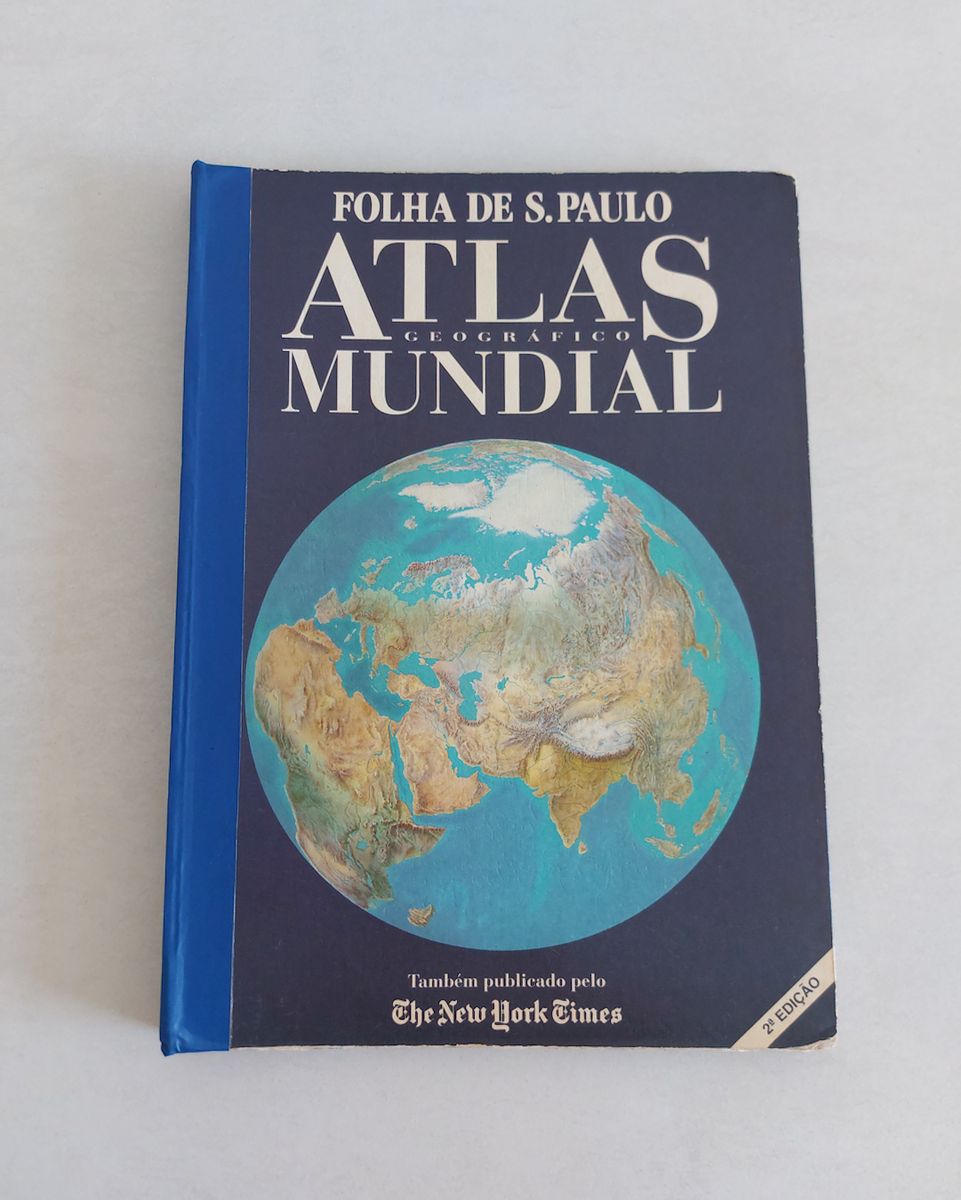Livro Atlas Geográfico Mundial - Folha de São Paulo | Livro Livro Atlas ...