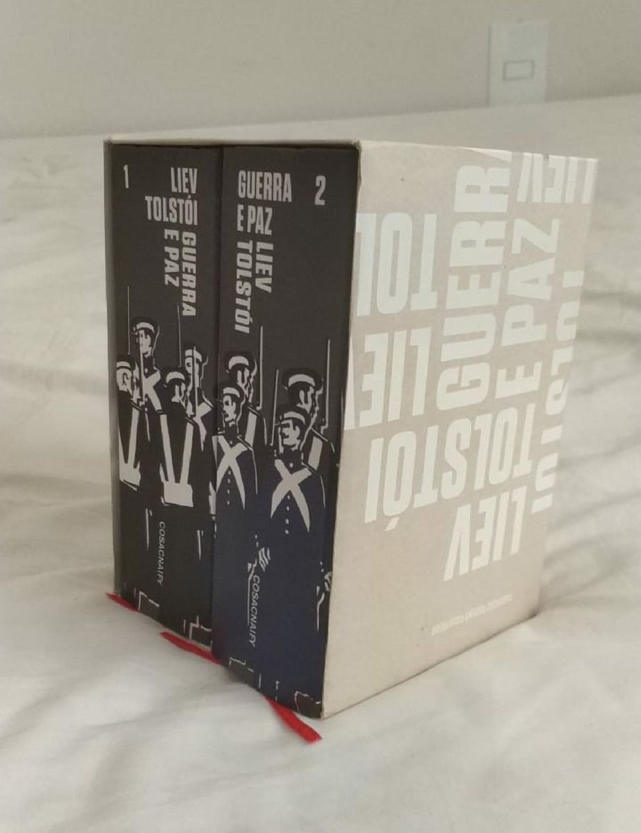 Livro Box Guerra e Paz- Liév Tolstói- Cosac Naify | Livro Cosac Naify Nunca Usado 120528616 | enjoei