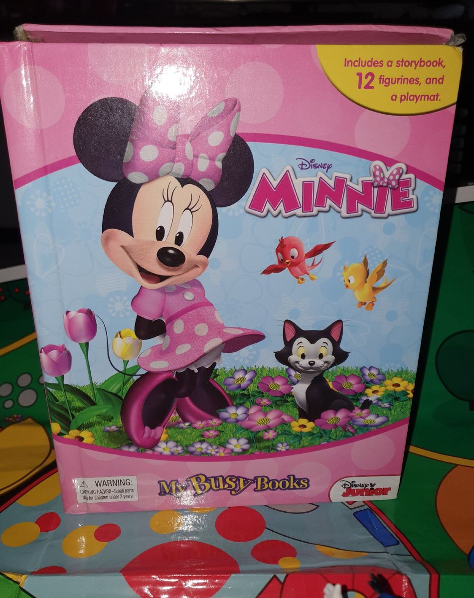 Livro Brinquedo da Minnie My Busy Book em Inglês!!! | Brinquedo para ...