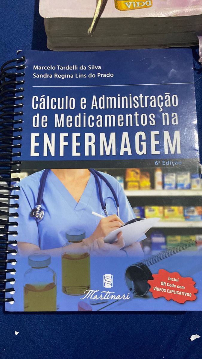Livro: Cálculo e Adm de Medicamentos Na Enfermagem | Livro Nunca Usado ...