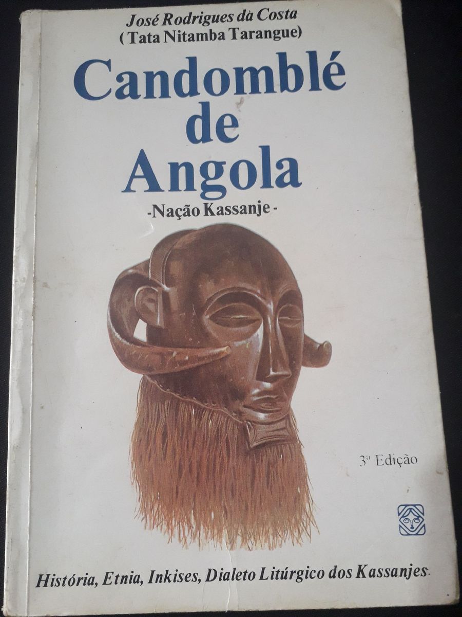 Livro! Candomblé de Angola | Produto Feminino José Rodrigues Da Cista ...