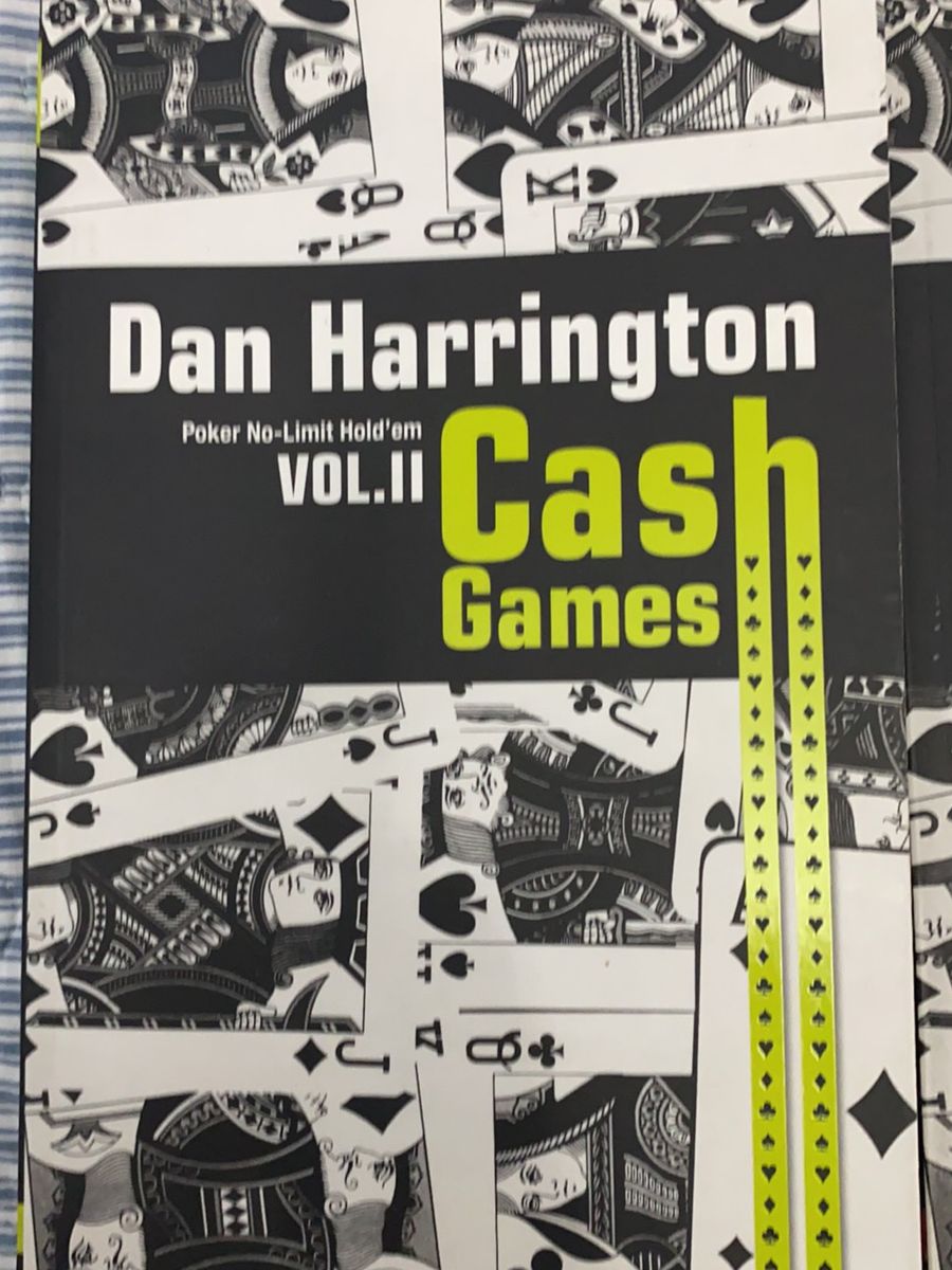 Livro Dan Harrington Cash Game Vol 1 e 2 | Livro Raise Editora Usado ...