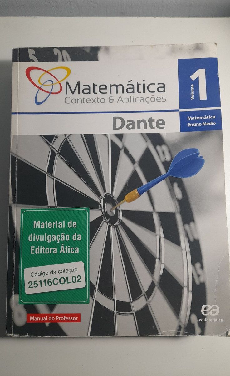 Livro Dante Matemática - Contexto e Aplicação para Ensino Médio | Livro ...