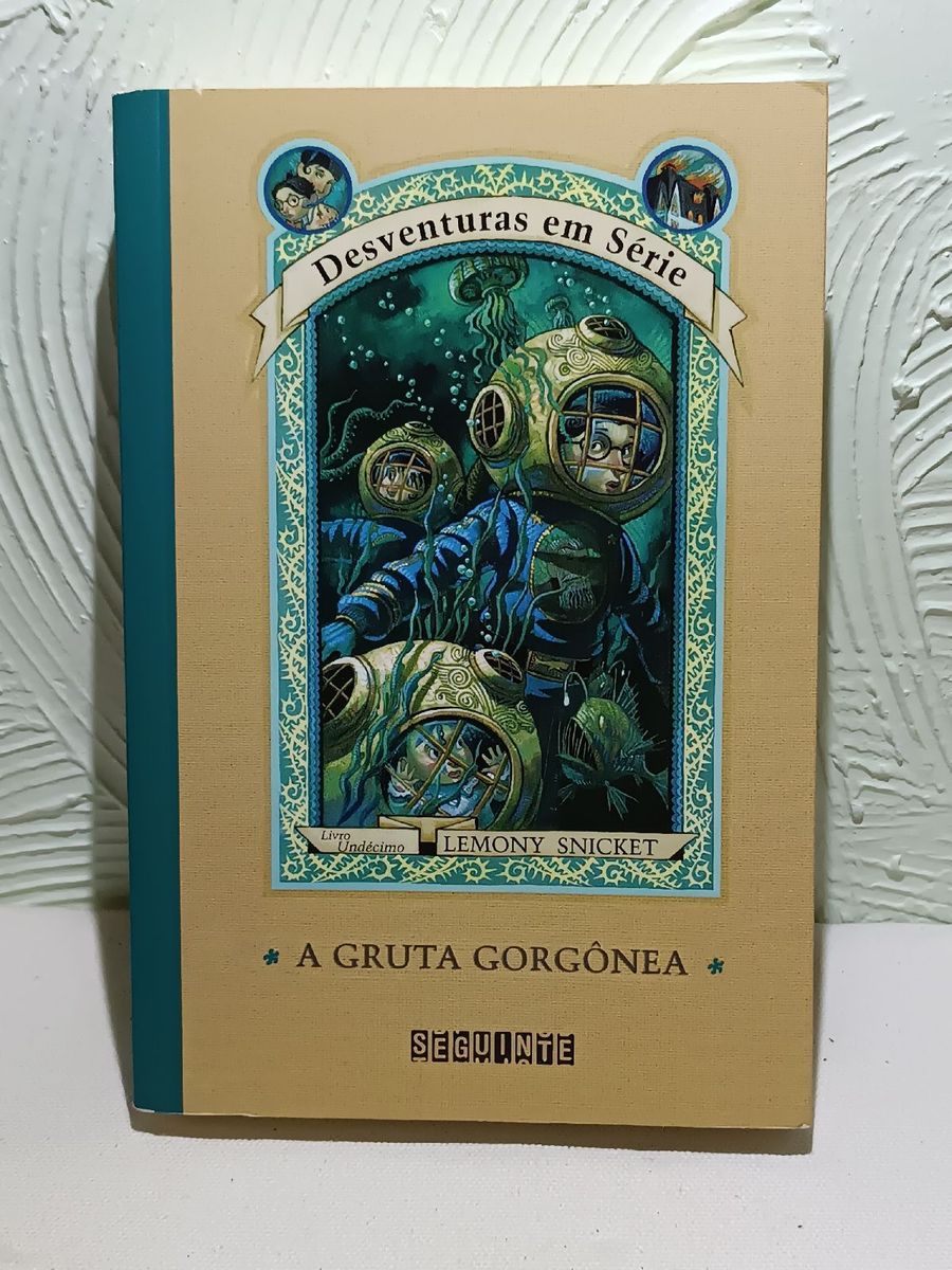 Livro de 2016 a Gruta Gorgonea da Desventuras em Série de Lemony ...