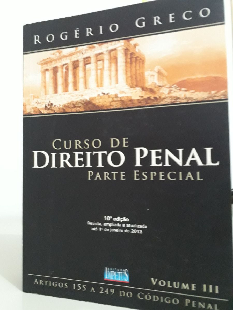 Livro de Direito Penal- Parte Especial, Rogério Greco | Livro Impetus ...
