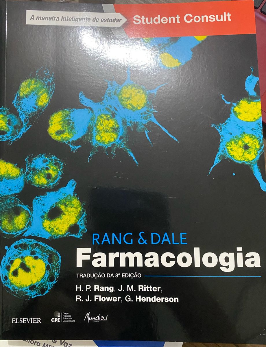 Livro de Farmacologia 8ª Edição | Livro Rang E Dale Nunca Usado ...