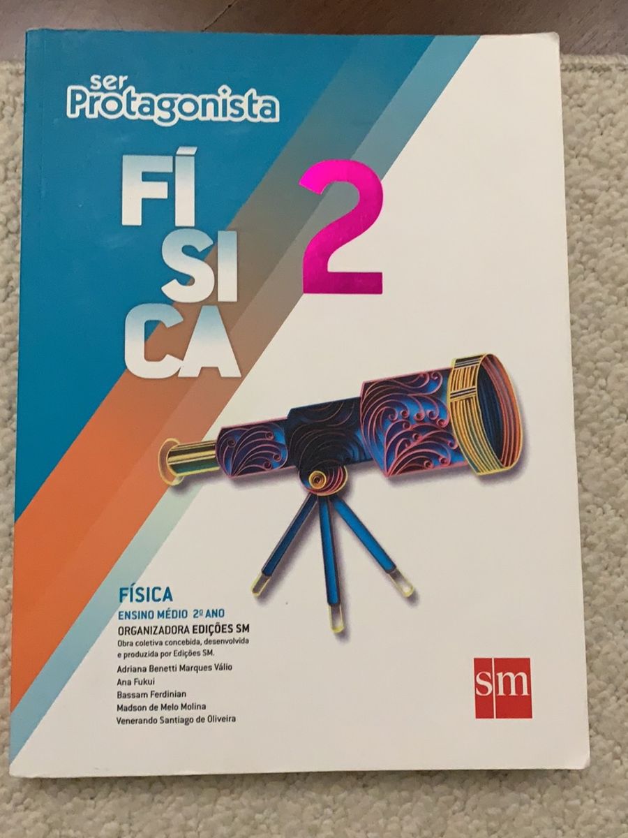 Livro de Física 2 Ensino Médio 2 Ano | Livro Sm Ser Protagonista Nunca Usado 75451256 | enjoei