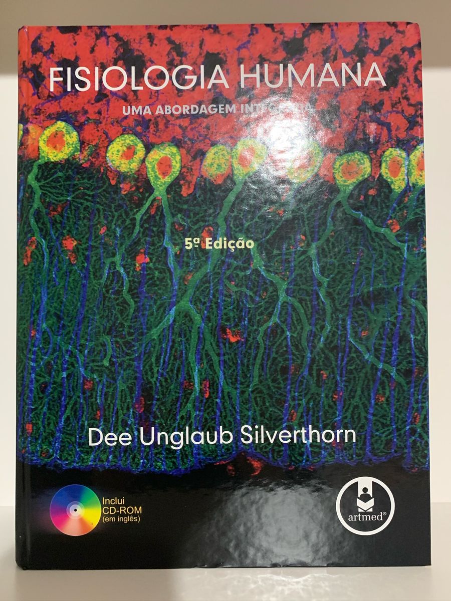 Livro de Fisiologia Humana Dee Unglaub Silverthorn Capa Dura | Livro ...