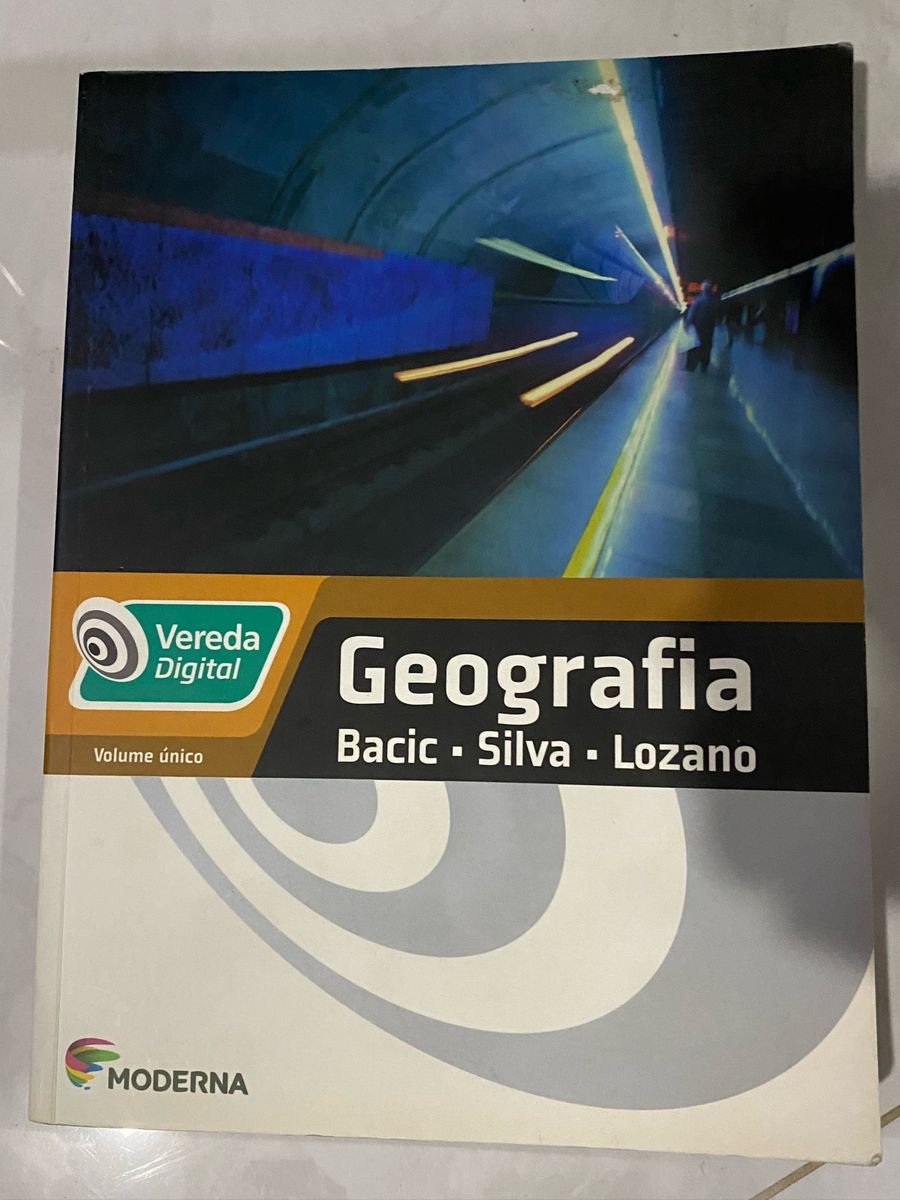 Livro de Geografia Editora Moderna Vereda Digital | Livro Usado ...