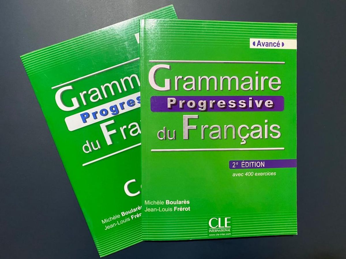 Livro de Gramática de Francês Grammaire Progressive Du Français + Livro ...