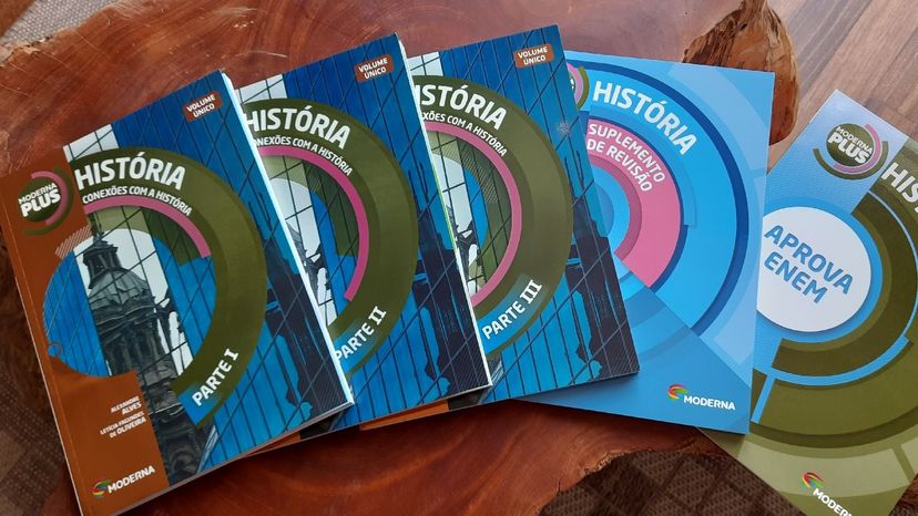 Livro de História Editora Moderna Completo | Livro Moderna Usado ...