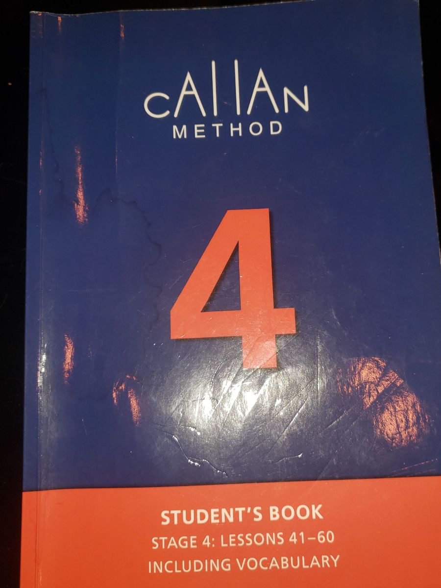 Livro de Ingles Callan Method 4 | Livro Callan Method Usado 69089199 | enjoei