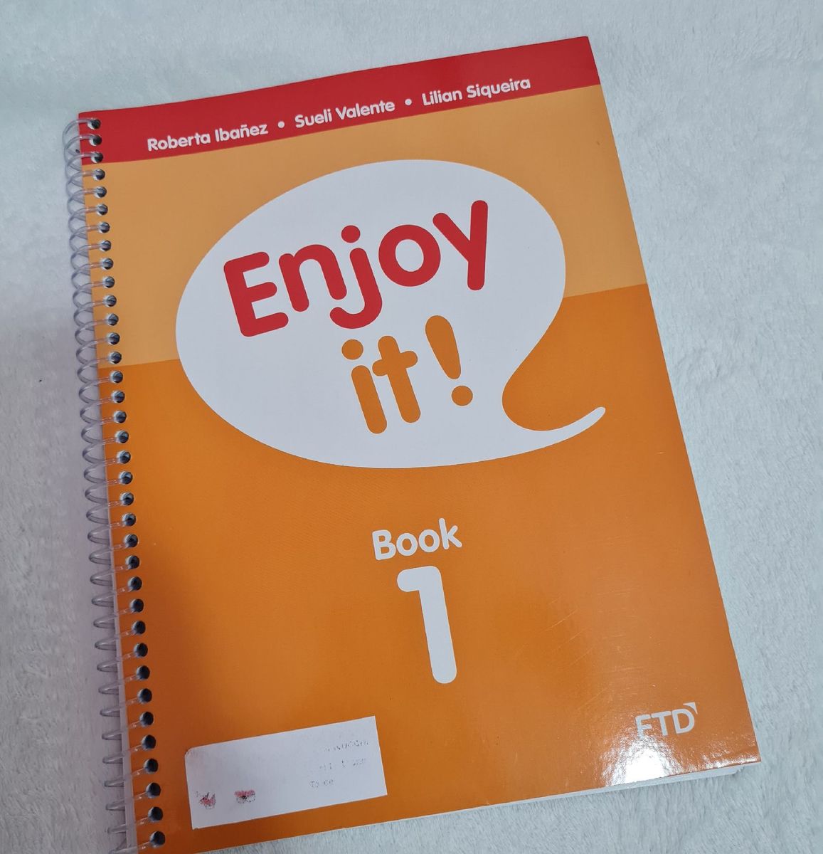 Livro de Inglês Enjoy It 1 | Livro Ftd Usado 65440588 | enjoei