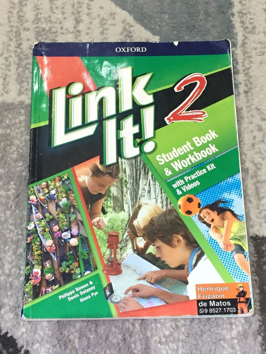 Livro de Inglês Link It 2 + Livro de Exercícios | Livro Oxford Usado ...