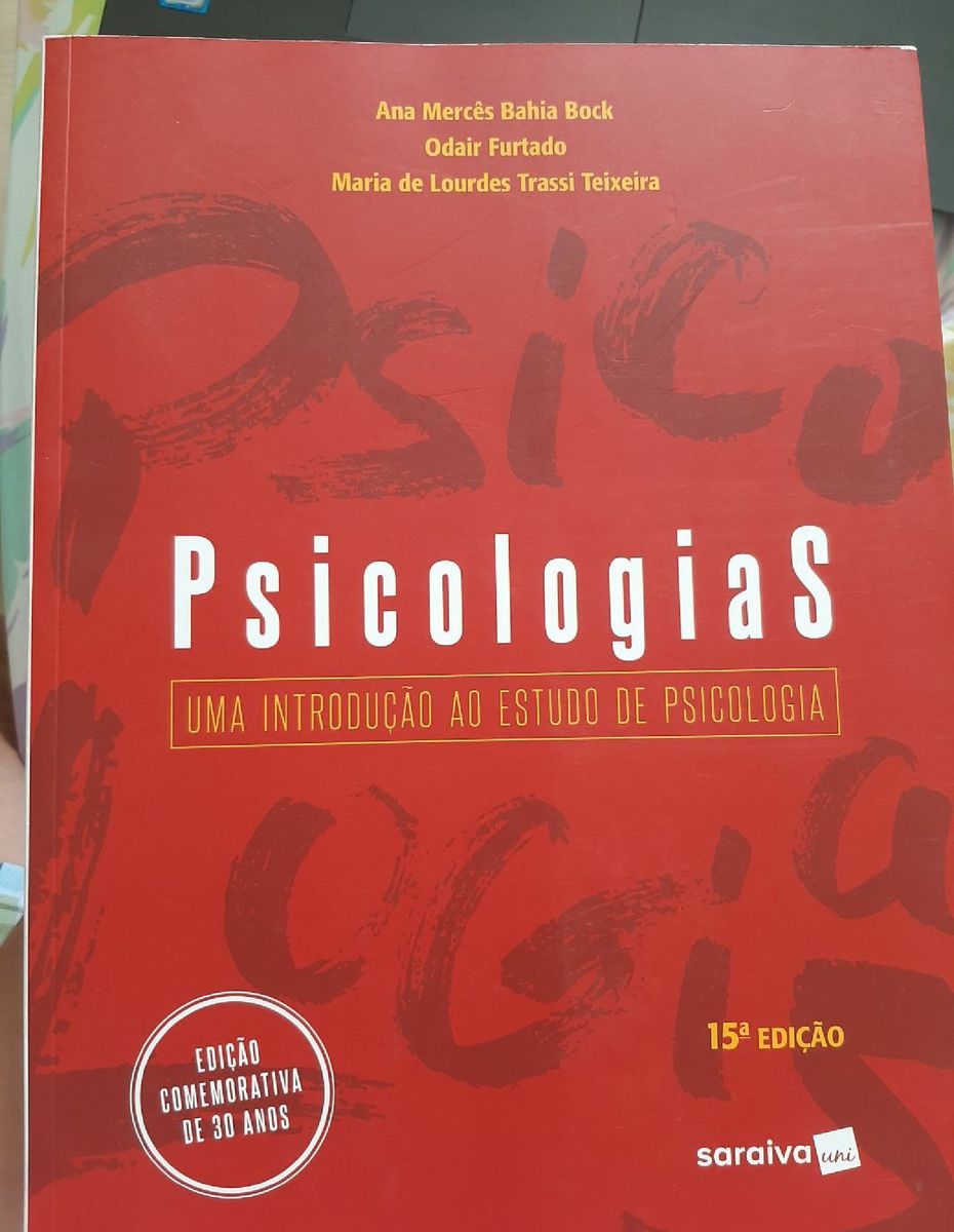 Livro de Introdução Ao Estudo da Psicologia | Livro Saraiva Usado ... Livro de Introdução Ao Estudo da Psicologia | Livro Saraiva Usado ...