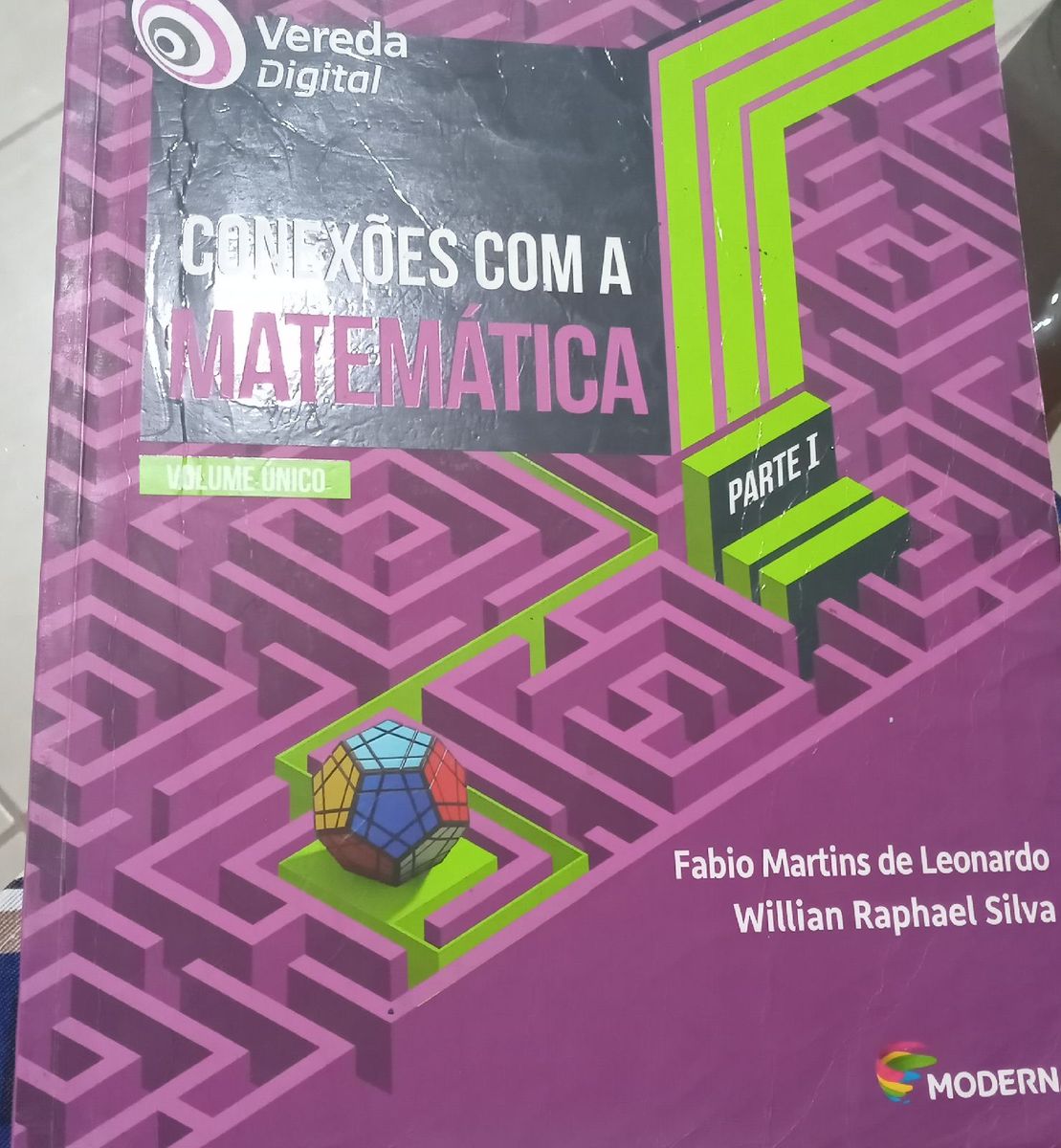 Livro de Matemática 1° Ano do em - Vereda Digital (moderna) | Livro ...