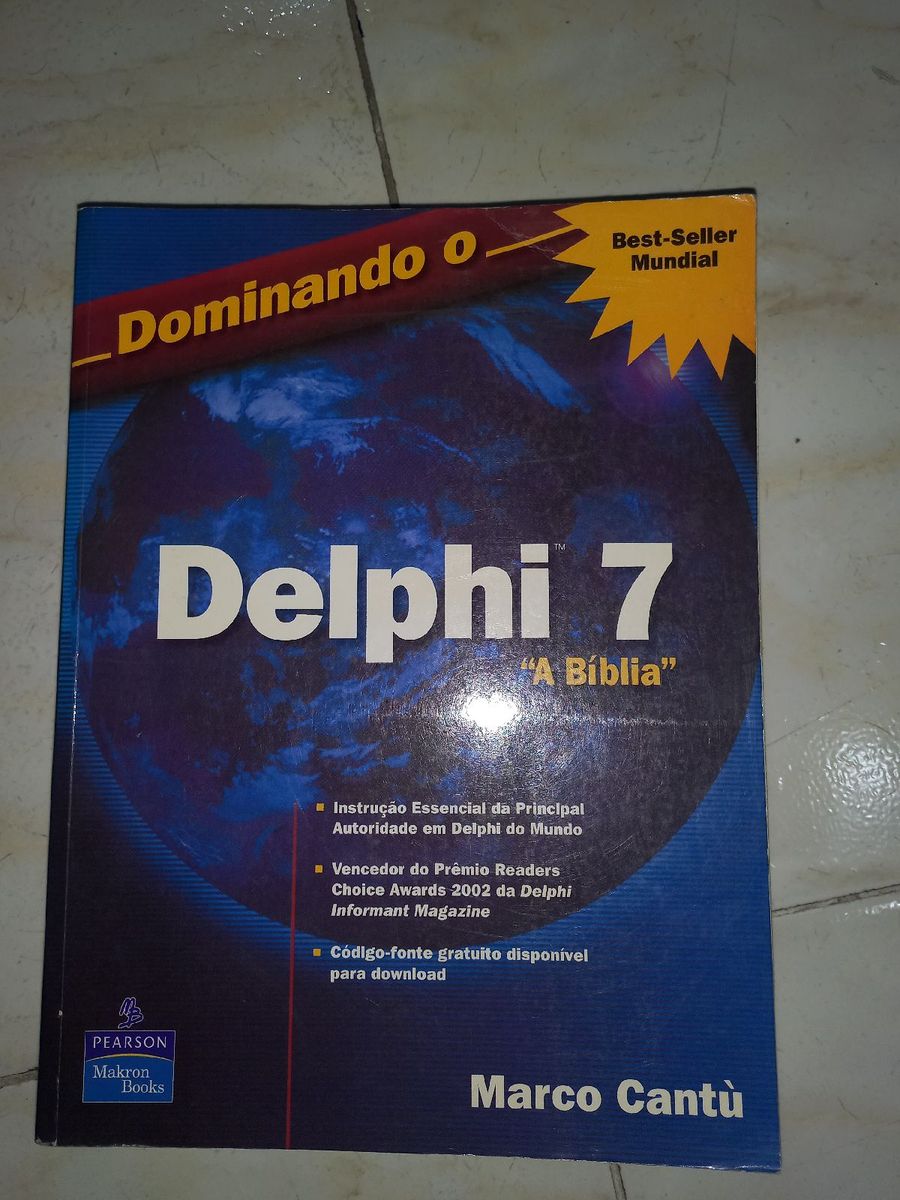 Livro Dominando O Delphi 7 a Biblia | Livro Pearson Usado 79252068 | enjoei