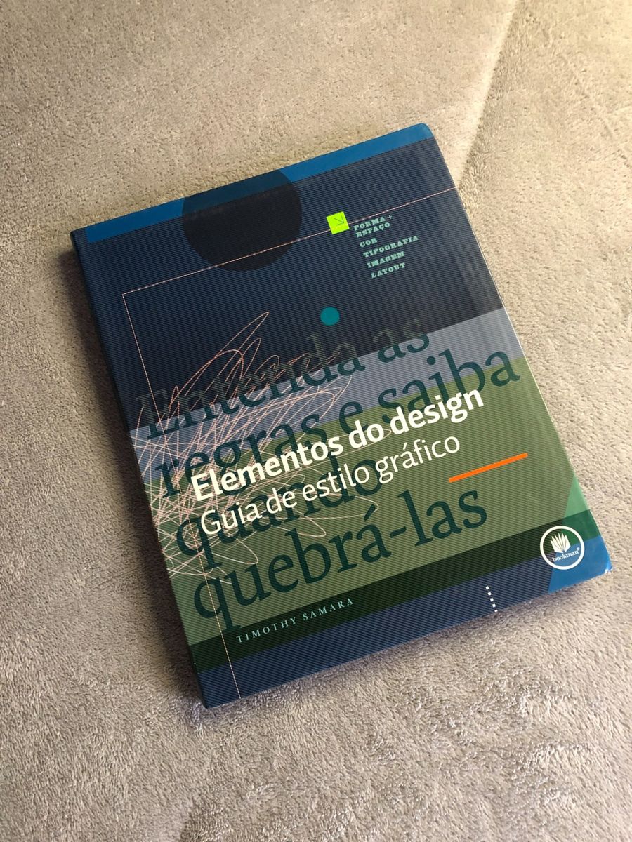 Livro Elementos do Design Guia de Estilo Gráfico | Livro Bookman Usado ...